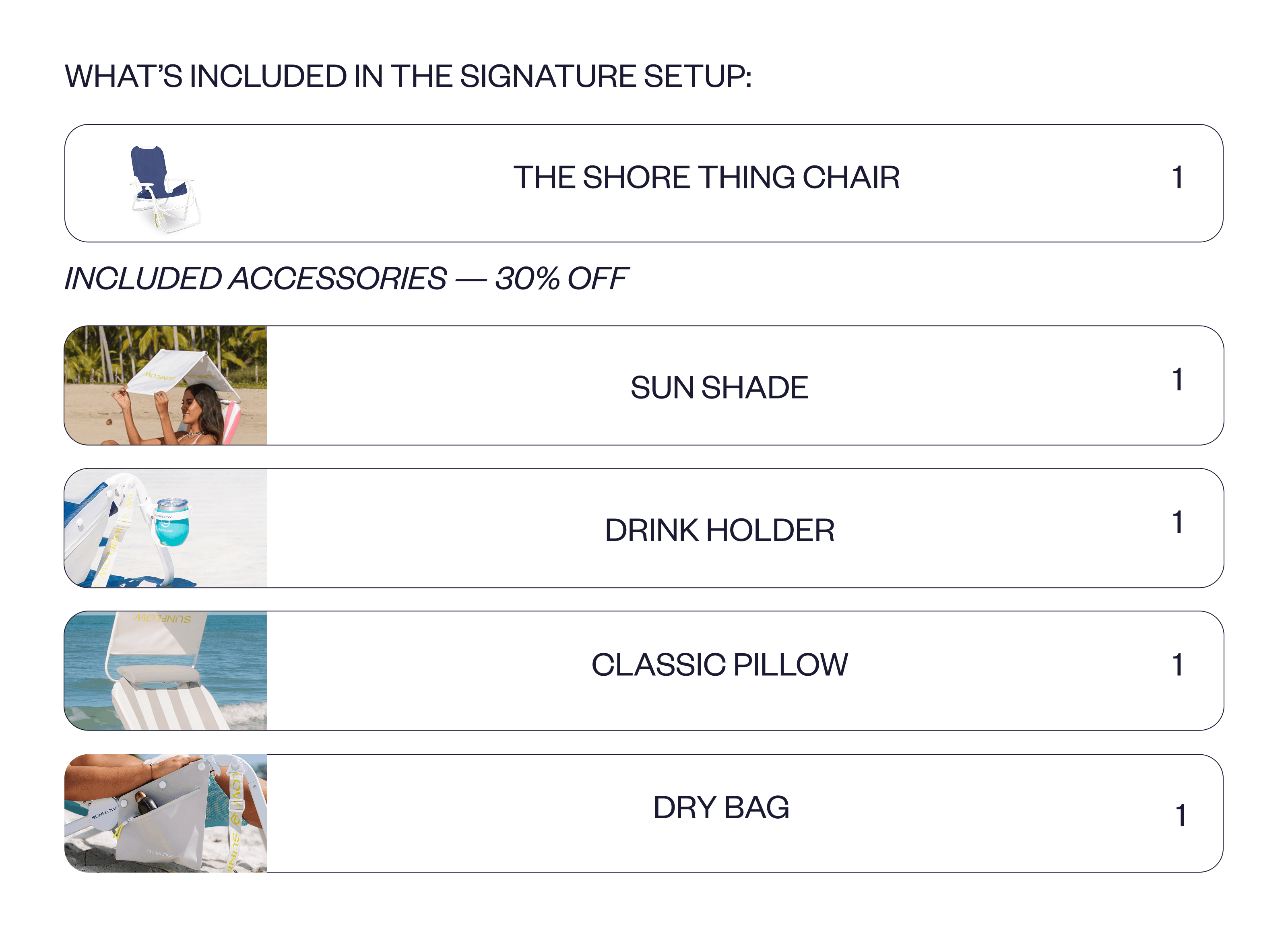 Shore Thing Chair | Best Backpack Beach Chair | SUNFLOW
